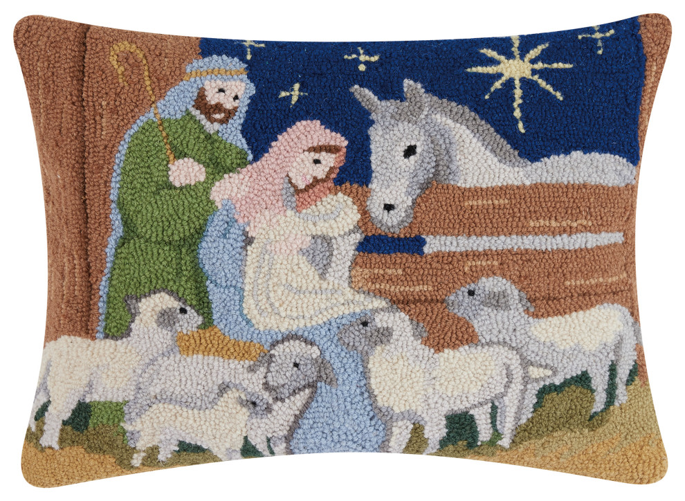 Nativity Hook Pillow - Contemporary - Decorative Pillows - by Peking ...