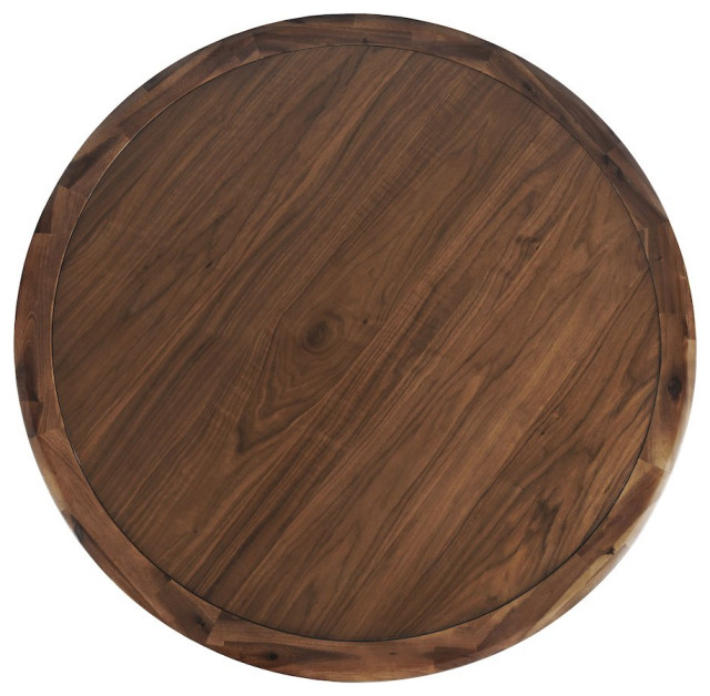 Nash Mid-Century Modern 50 Round Pedestal Dining Table - Modern ...