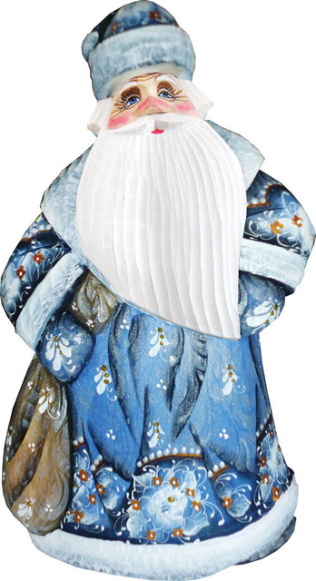 Ornamental Santa Blue - Holiday Accents And Figurines - by G. DeBrekht ...