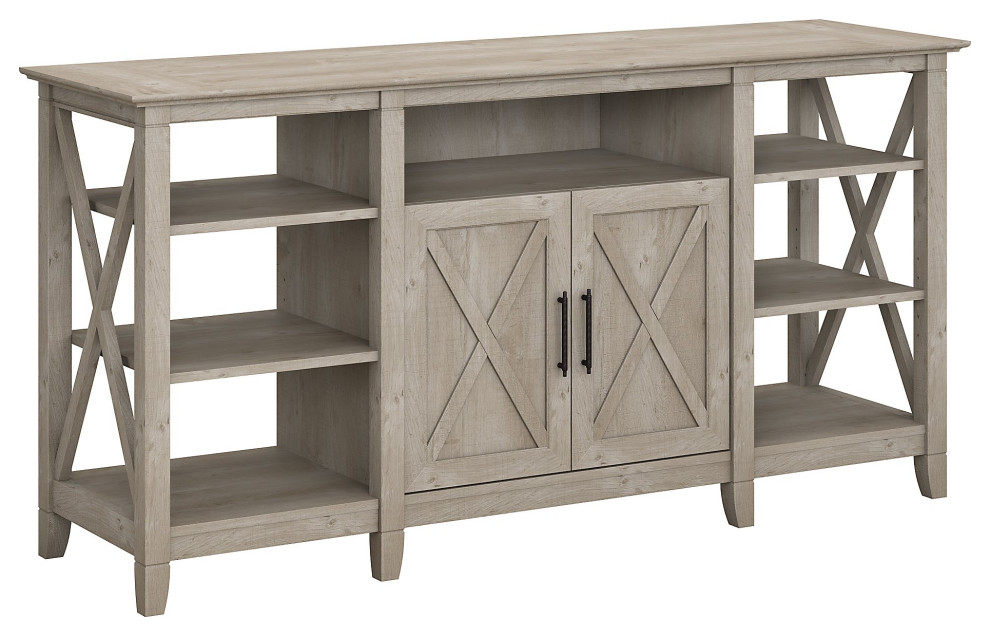 Key West Tall TV Stand for 65" TV, Washed Gray - Transitional ...