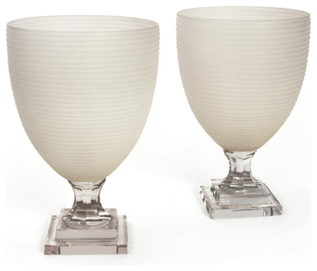 Pair of Frosted Ice Rings - Transitional - Decorative Objects And ...