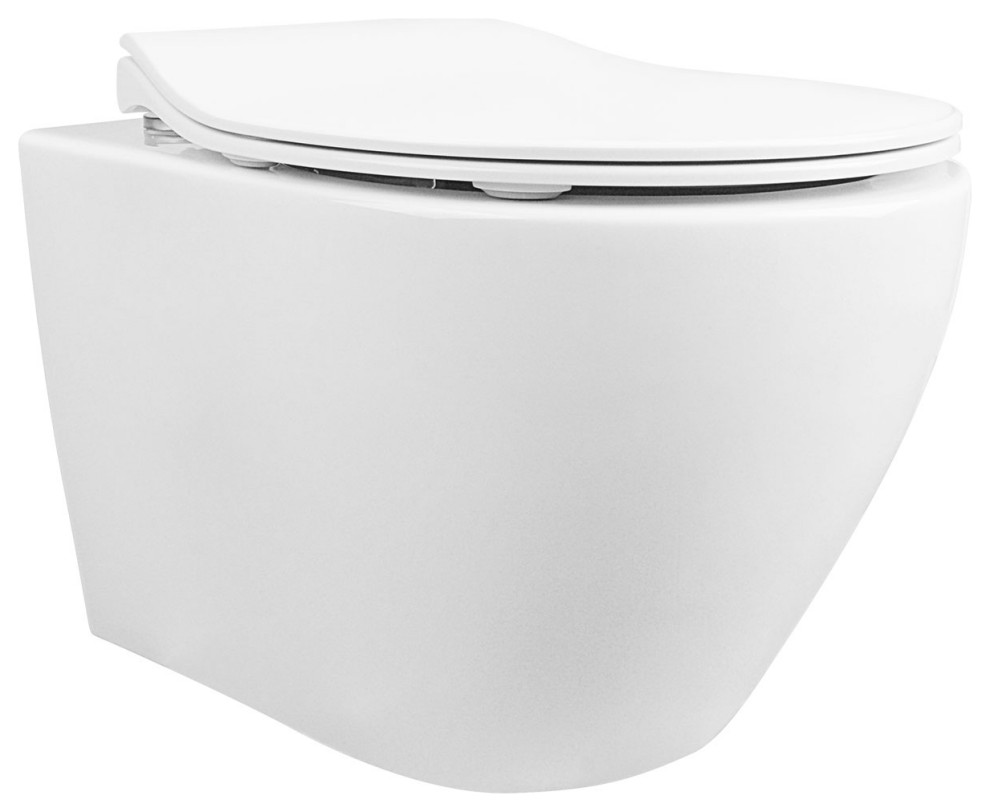 In-Wall Toilet Combo Set, Wall Hung Toilet Wall Hung Tank and Carrier ...