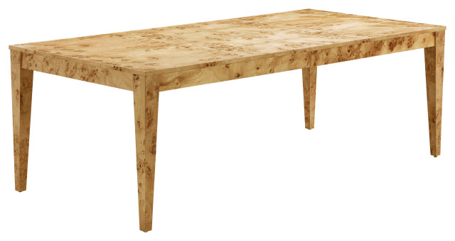 Brandyss Natural Burl Rectangular Dining Table - Rustic - Dining Tables - by TOV Furniture | Houzz