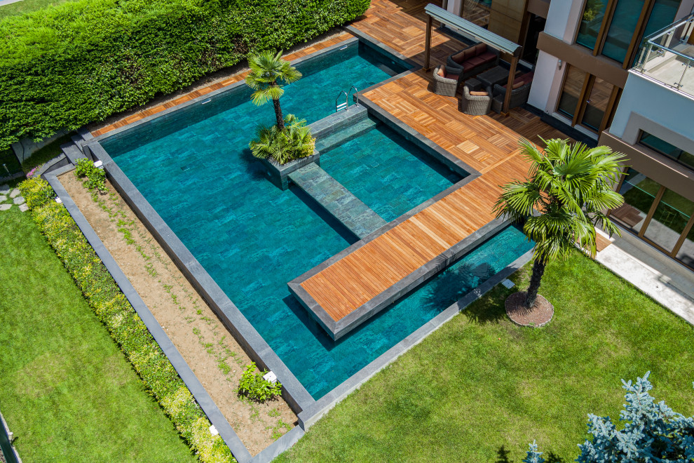 Villa Project Reference of Serapool - Modern - Swimming Pool & Hot Tub ...