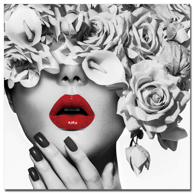 Bellini Modern Living Acrylic Desire Red Lip Wall Art JDN-82405 ...