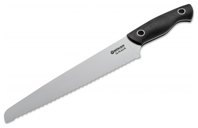 Boker Saga 9.3" Bread Knife - G10 Satin - Traditional - Bread Knives ...