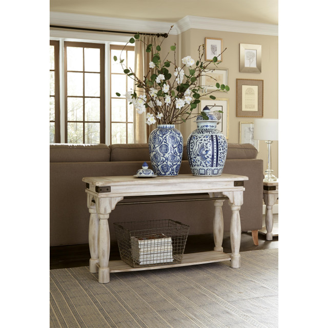 Riverside Furniture Regan Sofa Table - French Country - Console Tables ...