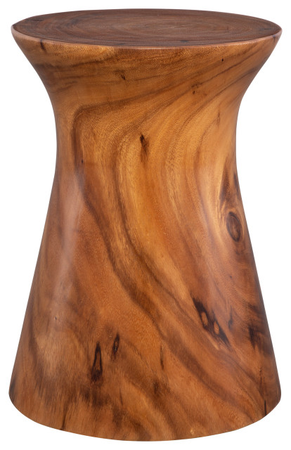 Swell Wooden Accent Table - Rustic - Side Tables And End Tables - by ...