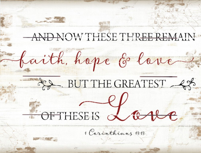 Faith Hope and Love Pallet Art - Contemporary - Prints And Posters - by ...