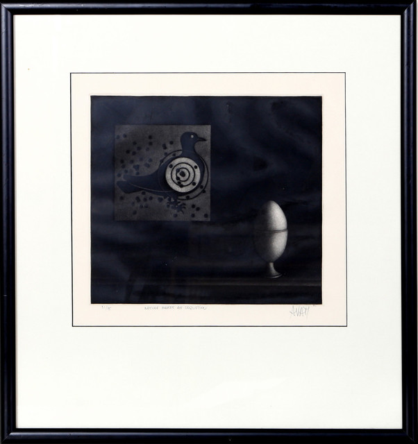 Mario Avati "Nature Morte Au Coquetieu" Mezzotint - Contemporary - Fine ...