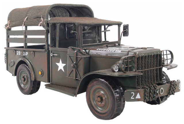 VINTAGE DODGE M42 COMMAND Collectible Metal scale model Command Truck ...