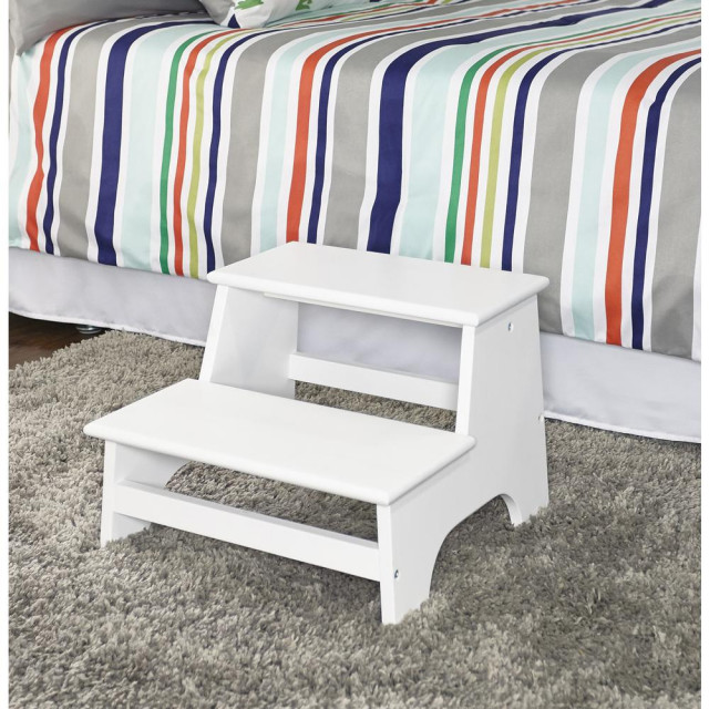 Tyler Bed Step White - Transitional - Ladders And Step Stools - by ...