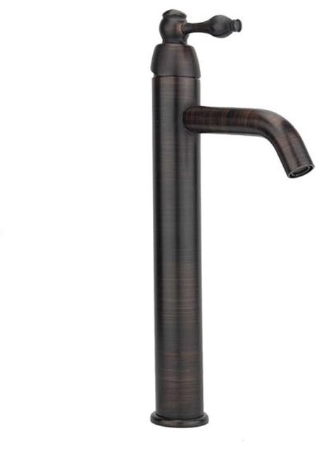 Premier Copper Products B-VF01ORB Single Handle Vessel Bathroom Faucet ...
