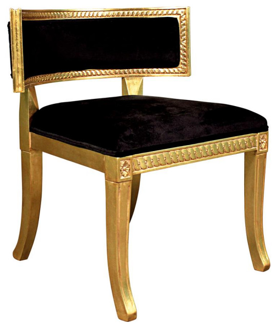 Design Toscano Klismos Lowback Lounge Chair - Traditional - Armchairs ...