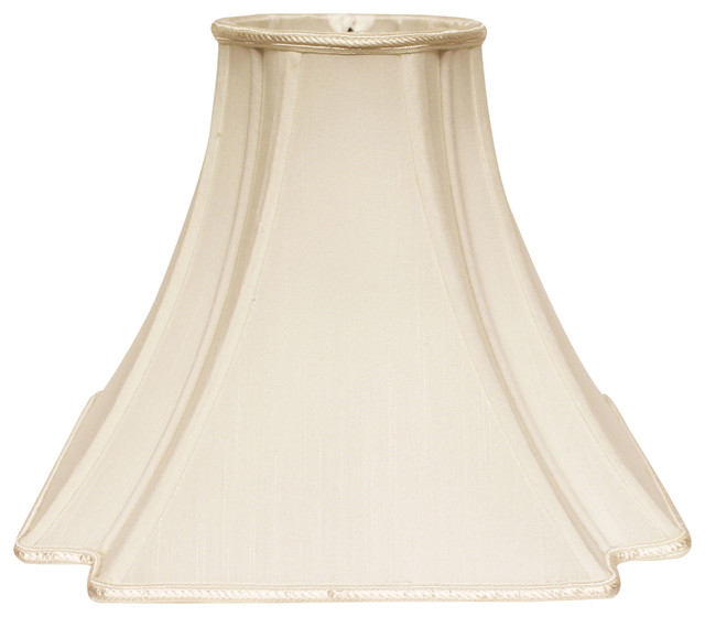 Slant V-Corner Square Softback Lampshade With Washer Fitter, Egg ...