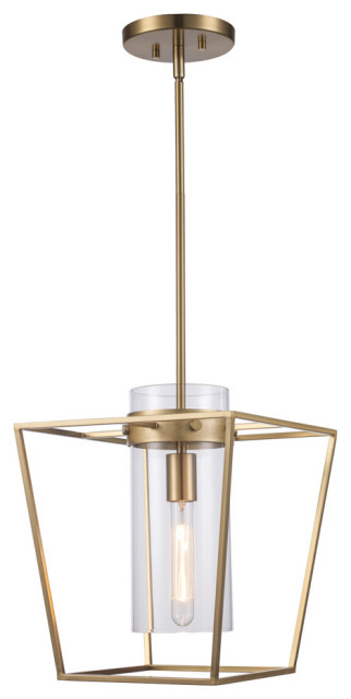 One Light Pendant, Antique Gold - Transitional - Pendant Lighting - by ...