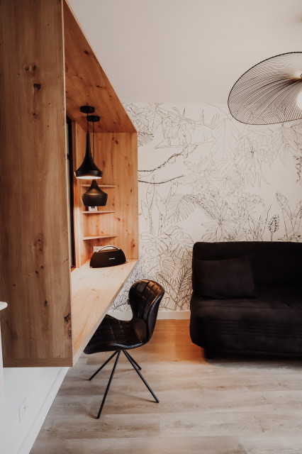 Bureau sur mesure ouvert sur l'espace nuit - Scandinavian - Home Office ...