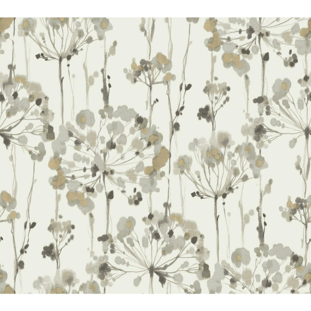 Flourish Wallpaper - Contemporary - Wallpaper - by York Wallcoverings ...