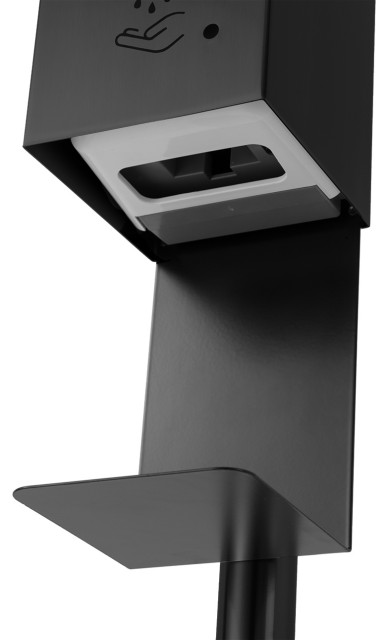 Luxe Wall Mounted Touchless Hand Sanitizer Dispenser, Matte Black ...