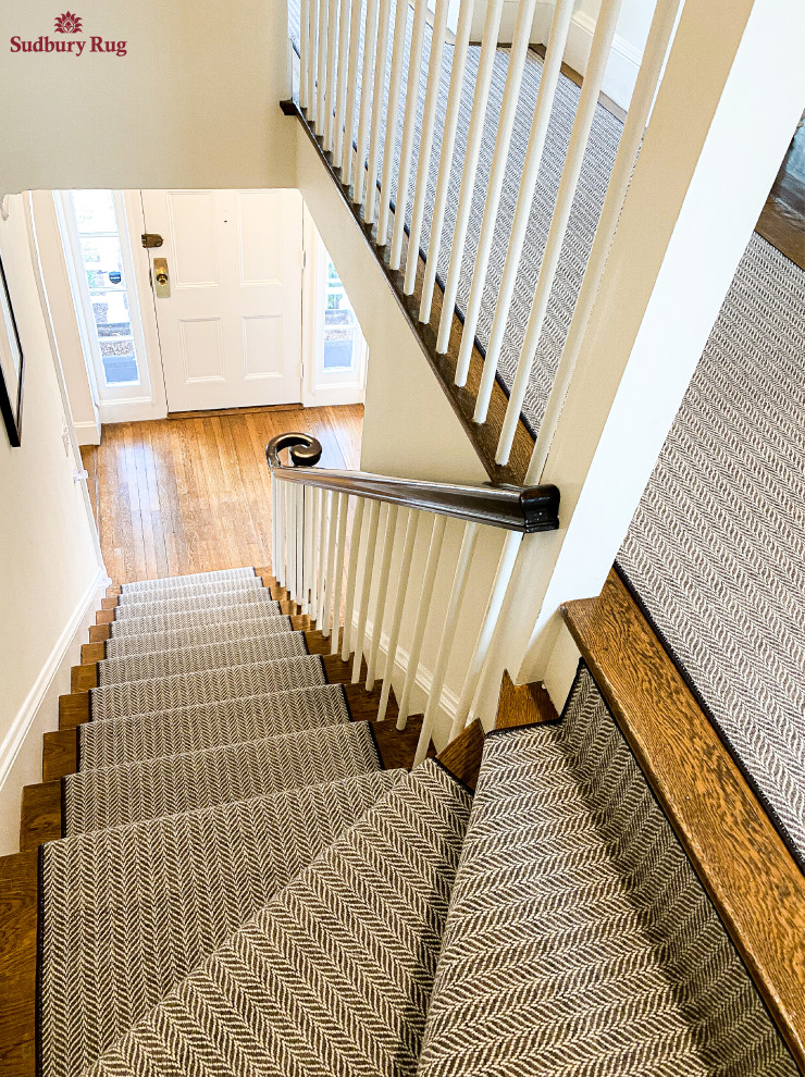 Nourison Island Wave in Pewter Stair Runner and Area Rugs - Staircase ...