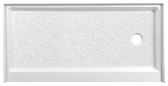 Elegant 60X30" Single Threshold Shower Tray Right Drain - Shower Pans ...