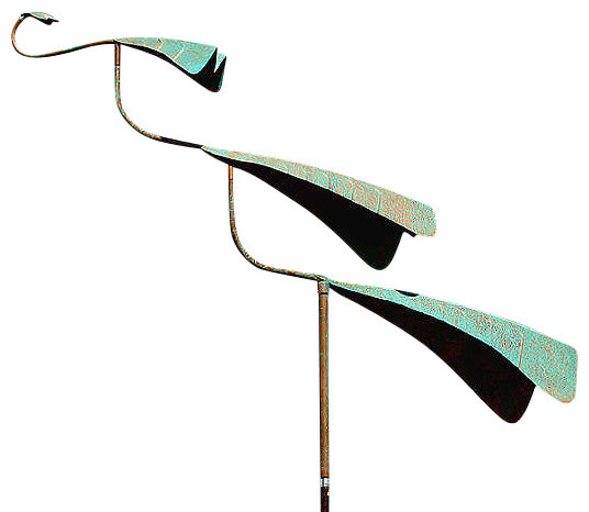 "Concord Swan" Wind Sculpture - Contemporary - Weather Vanes - by ...