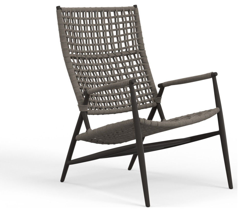 Grigio Highback Chair - Midcentury - Outdoor Lounge Chairs - by Sunset ...