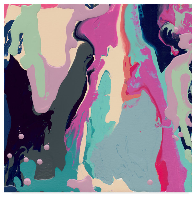 Jennifer Mccully 'The Pour - Abstract' Canvas Art, 35"x35 ...