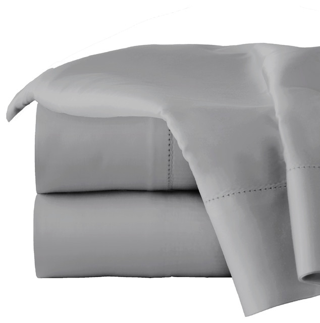 Pointehaven 300TC Organic Cotton Sheet Set, Twin - Contemporary - Sheet ...