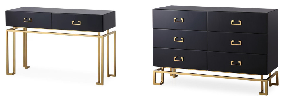Infinity Console and Dresser Set - Contemporary - Console Tables - by ...