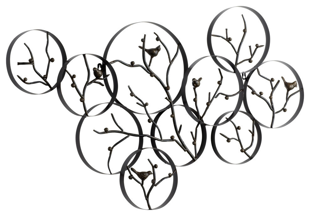CYAN DESIGN 05795 Branch Out Wall Decor - Contemporary - Metal Wall Art ...
