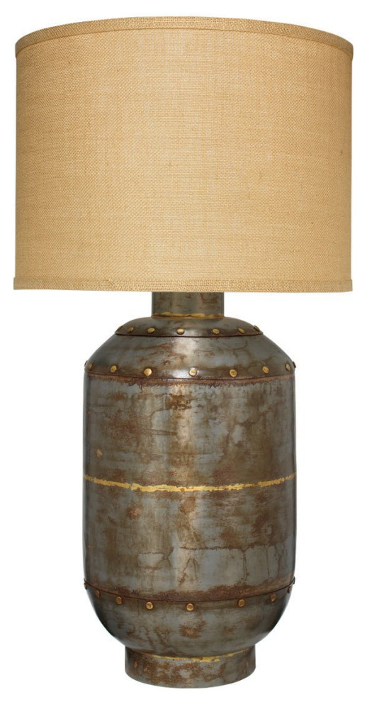 Hilde Gray Extra Large Table Lamp - Farmhouse - Table Lamps - by Rustic ...