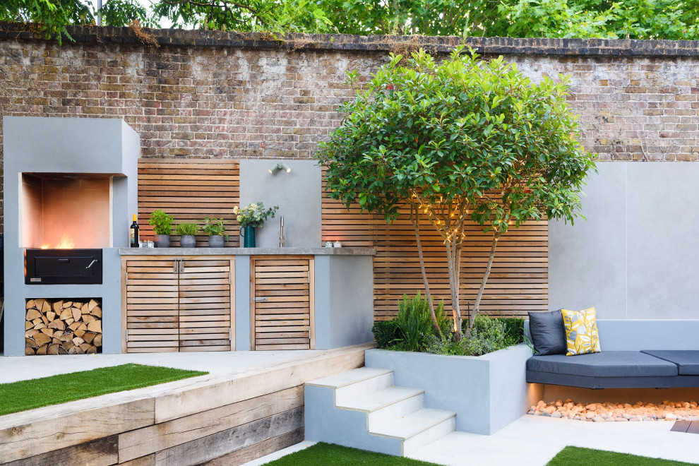 Zoned Garden For Entertaining - Contemporary - Patio - London - by ...