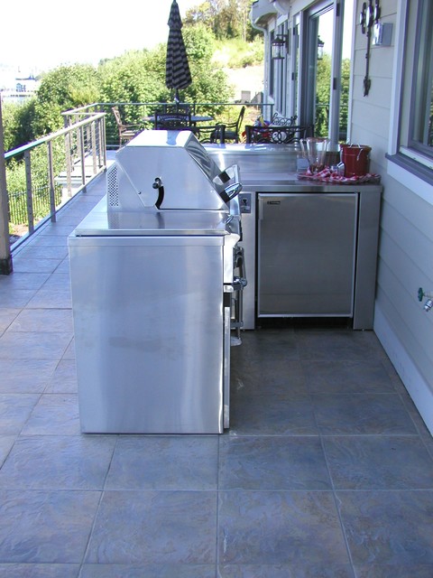 Custom fabricated BBQ - Moderne - Seattle - par U.S. Sheet Metal ...