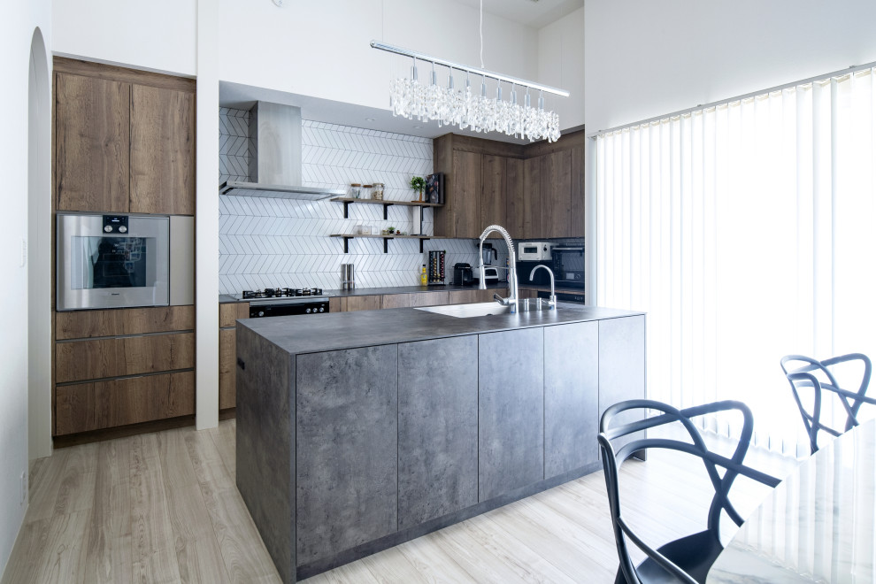 納入事例：「 モダン × 甘さ 」 の家 - Modern - Kitchen - Tokyo - by キッチンハウス | Houzz