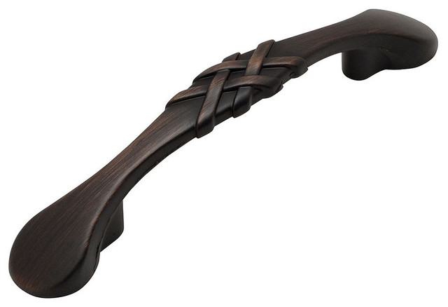 Braided Cabinet Pull, 3" Hole Centers, Oil Rubbed Bronze, Set of 25 ...