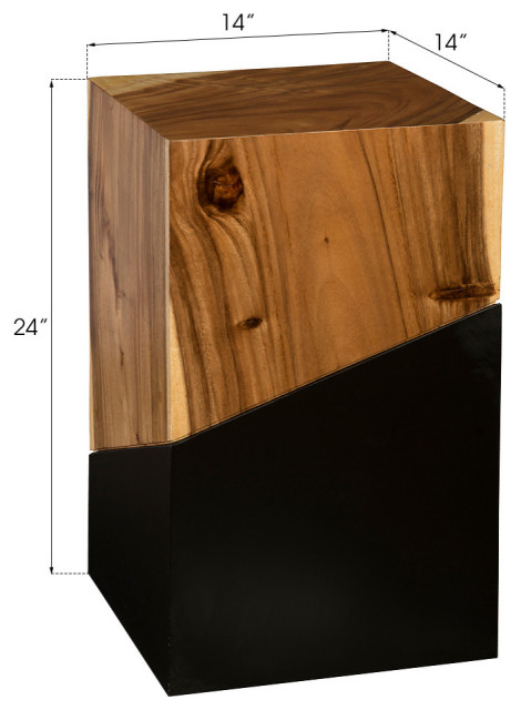 Geometry Side Table, 14" - Contemporary - Side Tables And End Tables ...