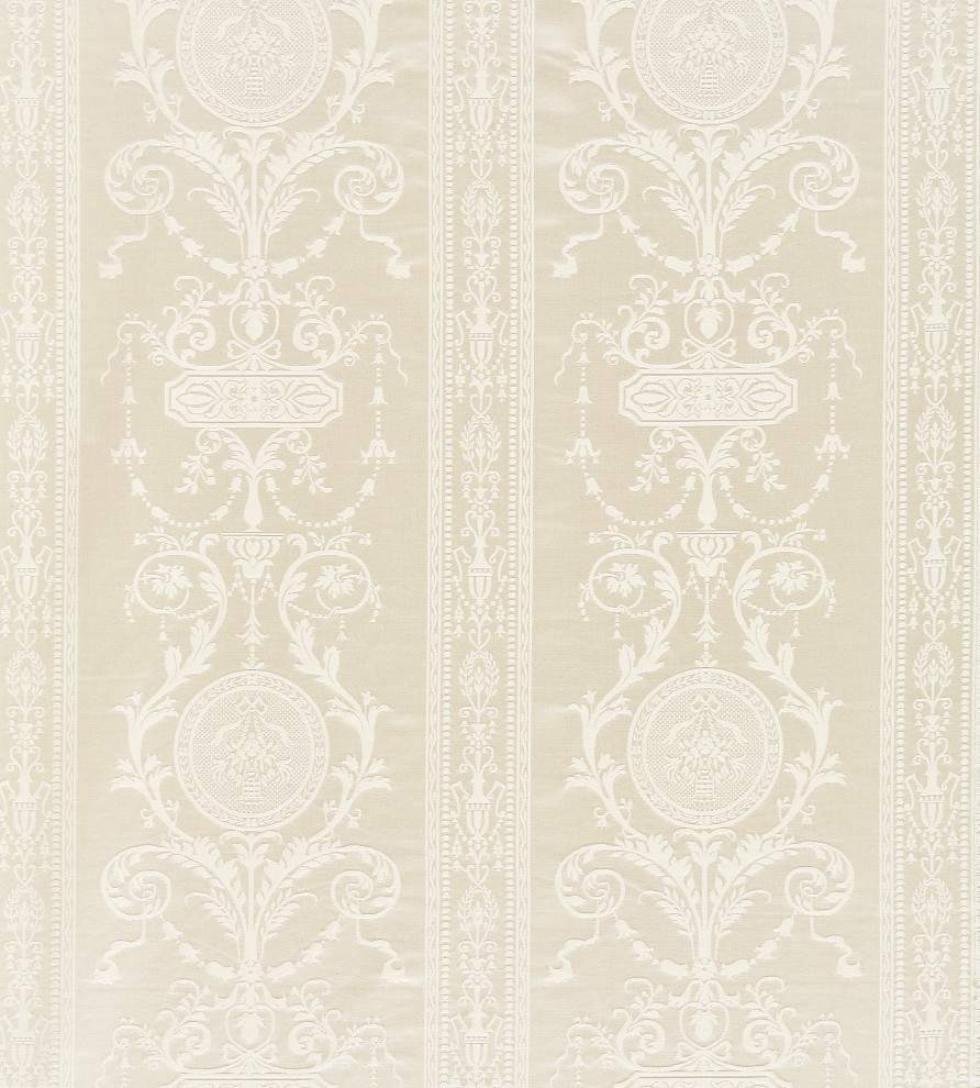 Hepplewhite, Ivory - Traditional - Drapery Fabric - by Scalamandre | Houzz