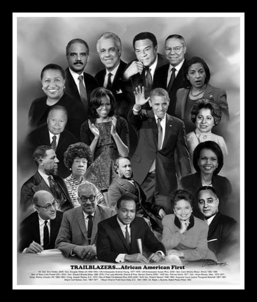 Trailblazers: A Tribute to African American Politicians, 11"x8.5 ...
