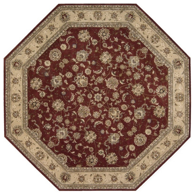 Nourison 2000 2203 Rectangle Rug, Brick, 2'x3', 10' Octagon ...