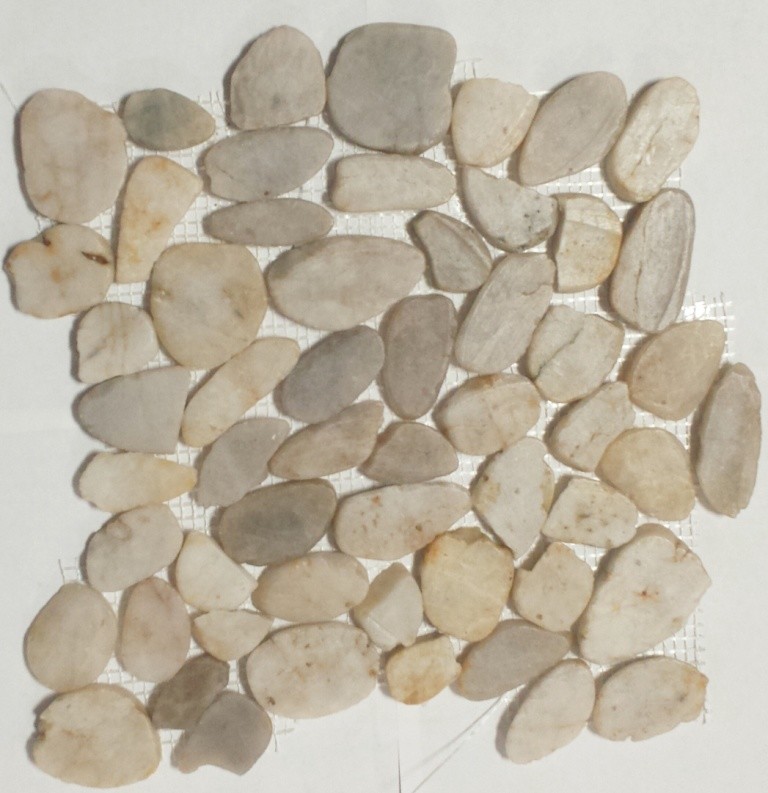 Birch 12X12 Interlocking Flat Pebble Tile - Contemporary - Mosaic Tile ...
