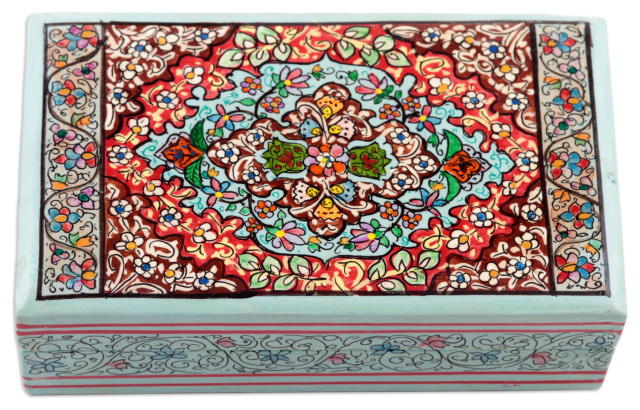 Novica Handmade Persian Style Papier Mache Decorative Box ...
