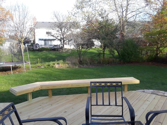 Open Wood Deck Design by Willowbrook, IL Deck Designer - Chicago - by ...