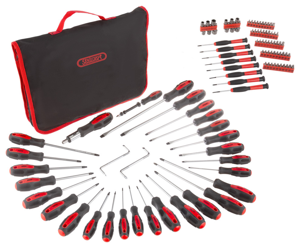 100-Piece Magnetic Screwdriver Bit Set With Standard and Precision ...
