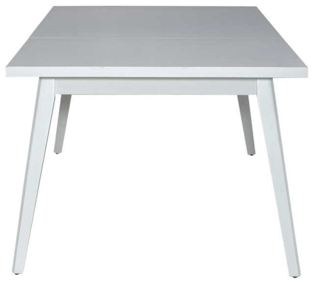 Rectangular Leg Table - White Farmhouse White - Contemporary - Dining ...