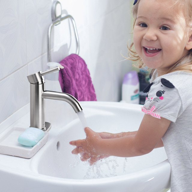 Aquaterior Single Handle Vessel Faucet Bathroom Basin Mixer 2 Packs ...