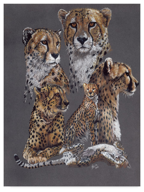 "Swiftly" by Barbara Keith, Canvas Art, 19"x14" - Contemporary - Prints ...