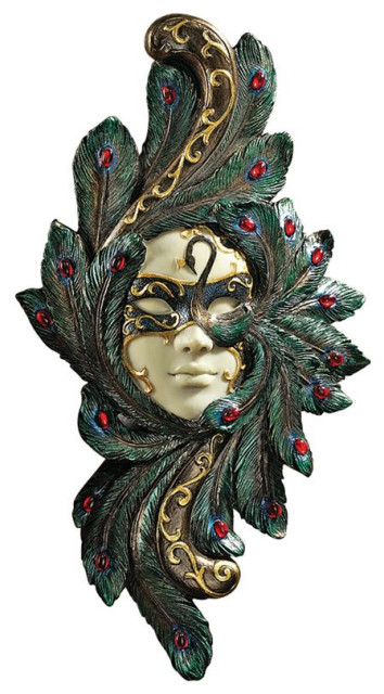 Design Toscano Countess Barletta Masquerade Mask - Tropical - Wall ...