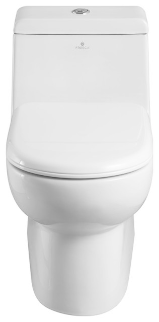 Fresca Antila One-Piece Dual Flush Toilet With Soft Close Seat ...