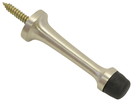 Wall Base Door Stop 3" - Transitional - Door Stops - by BRASS Accents ...